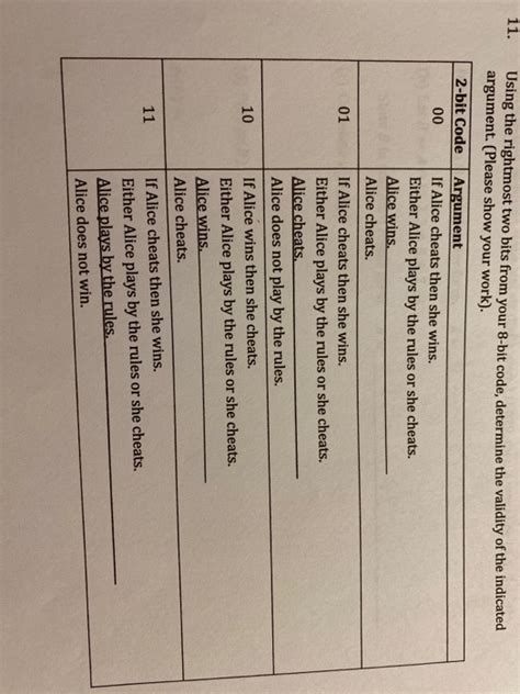 Solved 11 Using The Rightmost Two Bits From Your 8 Bit