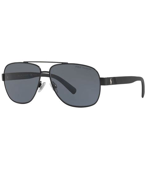 Polo Ralph Lauren Mens Ph3110 60mm Pilot Sunglasses Dillards