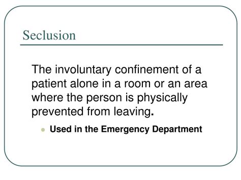 Ppt Patient Restraints And Restrictive Practices Policy No 503073