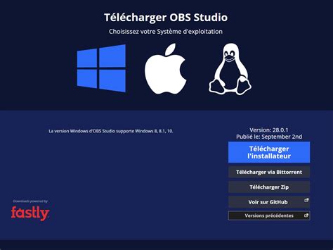 OBS Studio des nouvelles fonctionnalités de diffusion