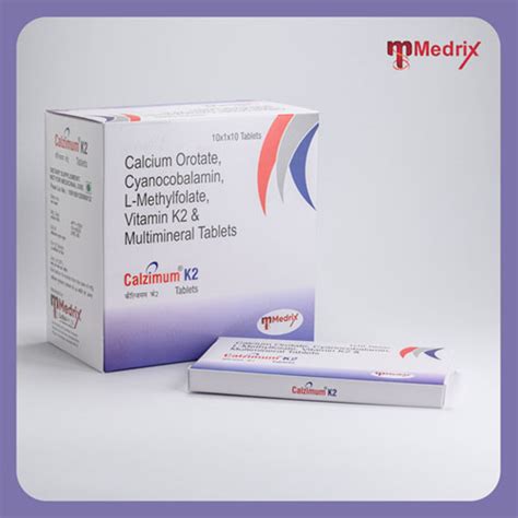 Calzimum K2 Tablets Medrix Labs