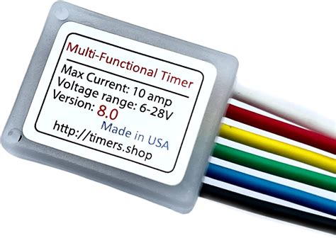 Amazon Com Mini Timer Time Delay Relay Sec To Days V V V V Power On Off