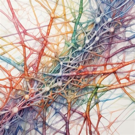 Premium AI Image The Intricate Neural Landscape Mapping The Crown Of Human Intelligence