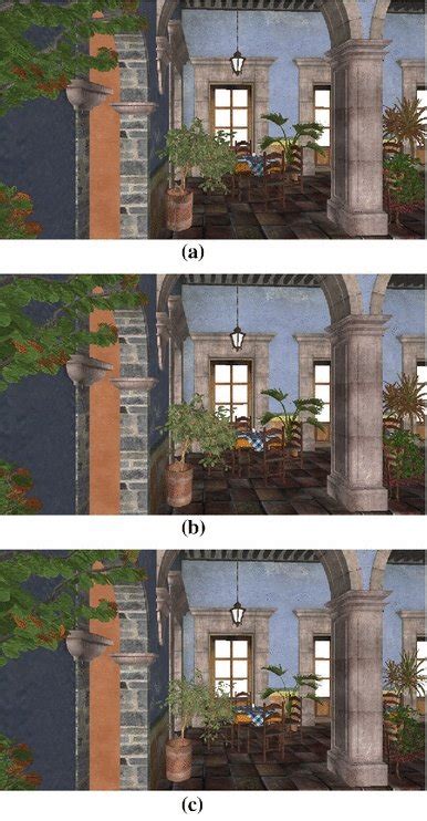 An Example Of A Reconstructed View Using The Culling Based Rendering