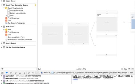 ios embedding navigation controller into tab bar controller stack