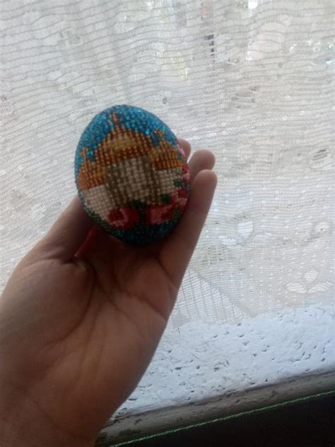 Яйце з бісеру — ціна 252 грн у каталозі Сувеніри Купити товари для дому та побуту за доступною