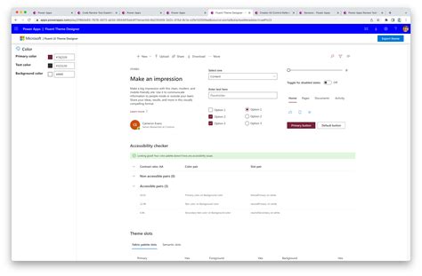 थीमिंग power platform microsoft learn