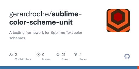Github Gerardroche Sublime Color Scheme Unit A Testing Framework For