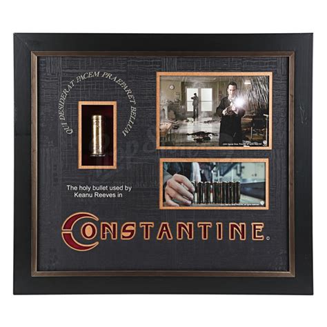 Constantines Keanu Reeves Holy Shotgun Shell Display Constantine 2005