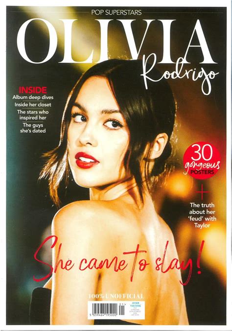 Pop Superstars Olivia Rodrigo Magazine Subscription