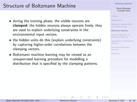 Brief Introduction To Boltzmann Machine Pdf
