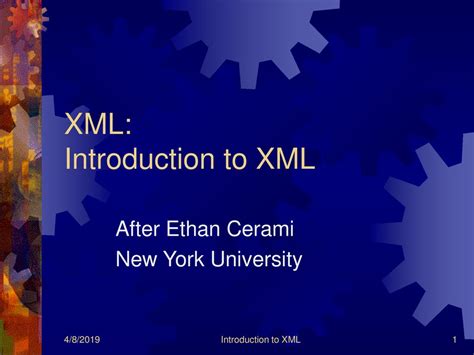 Xml Introduction To Xml Ppt Download