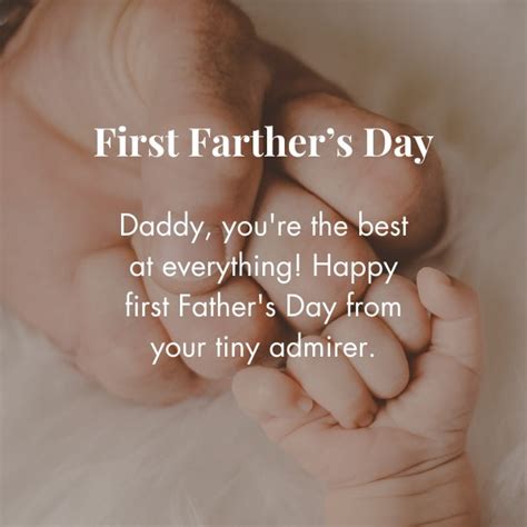 110 Touching Happy First Fathers Day Messages For New Dads