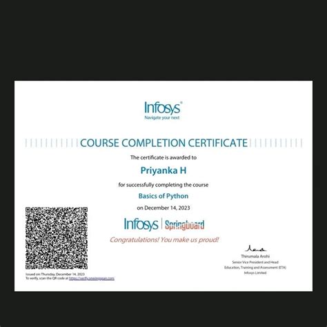 Priyanka H On Linkedin Python Programming Continuouslearning Certification Skillsdevelopment