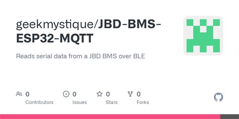 JBD BMS ESP32 MQTT BMS Process Data Ino At Master Geekmystique JBD