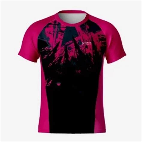 Pink Runx Swift Men Running Jersey Dm3 Sports Wear