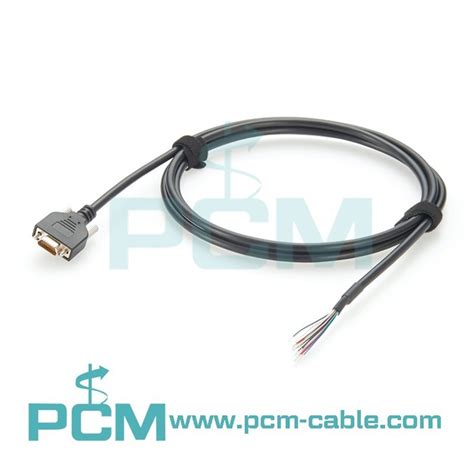 Kabel Io Yang Disesuaikan Mikro Db15 Untuk Membuka Ujung Untuk Pemasok Sistem Penglihatan Mesin