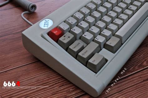 1 ใน 3 พี่น้อง Ibm Model M60 6664 Mech Keyboard Mod