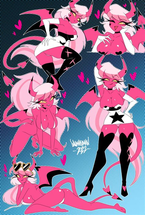 Rule 34 Danmakuman Demon Female Helluva Boss High Heel Boots High