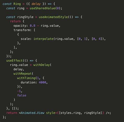 using shared values with useeffect · software mansion react native