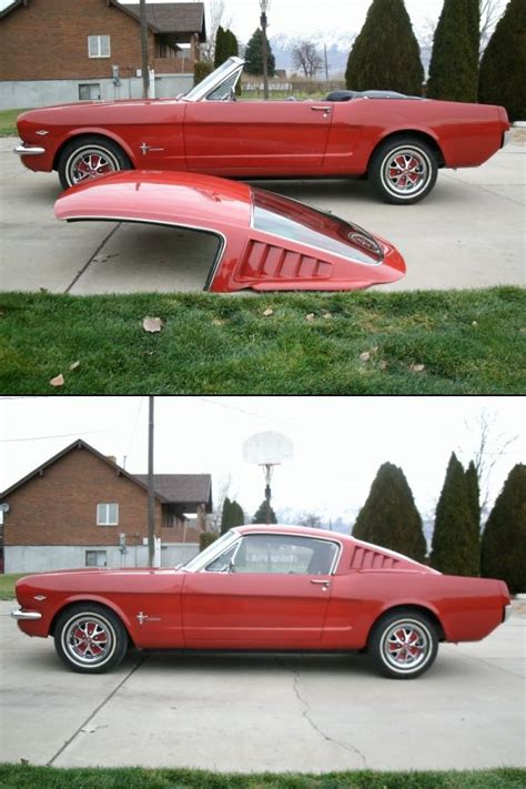 1964 1965 1966 64 65 66 Mustang Fastback Roof For Convertible And Cut