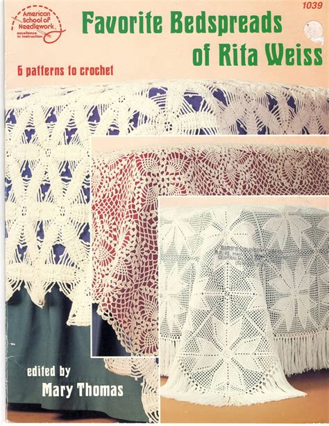 Favourite Bedspreads Of Rita Weiss 6 Different Patterns To Crochet
