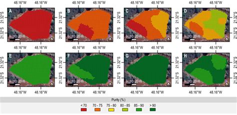 Spatio Temporal Mapping Of Purity From Ground Level Biometric Data The