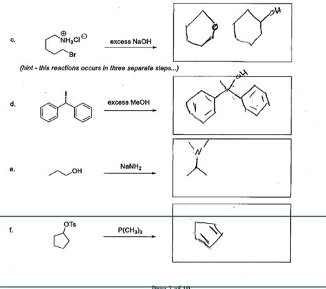 Solved C Hint This Reactions Occurs In Three Separate Chegg Com