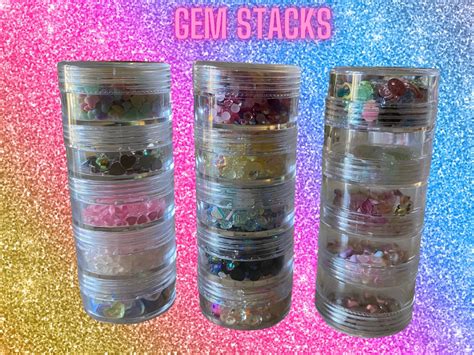 Vipg Face And Eye Gems Stack Etsy
