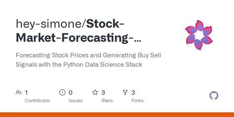 Github Hey Simonestock Market Forecasting Project Forecasting Stock Prices And Generating