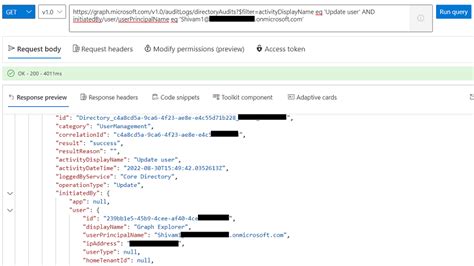 View Audit Logs For Specific Graph Api Operation Based On Activity Identifier Microsoft Qanda