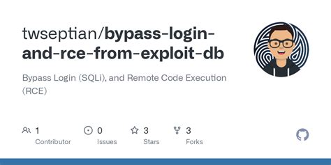 Github Twseptian Bypass Login And Rce From Exploit Db Bypass Login