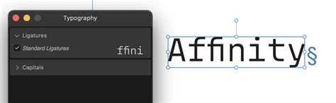 ‘standard ligatures liga feature should not be autogenerated for