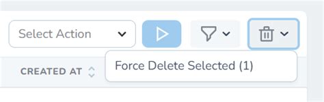 Laravel Nova Table Listing Delete Stack Overflow