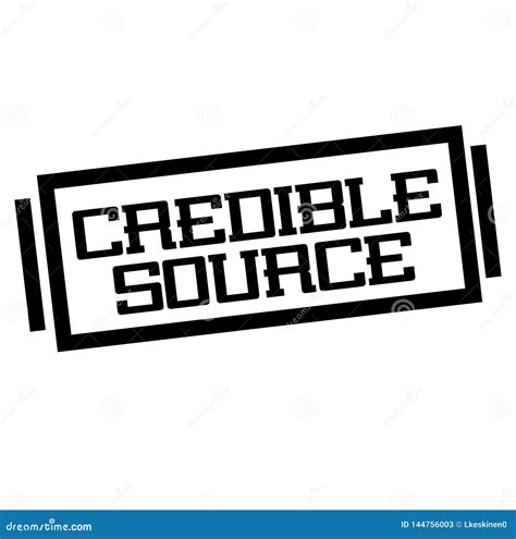 Credible Source Sign Or Stamp Vector Illustration 176335010