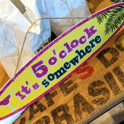 Margaritaville Design Its 5 Oclock Somewhere Party Sign Poshmark