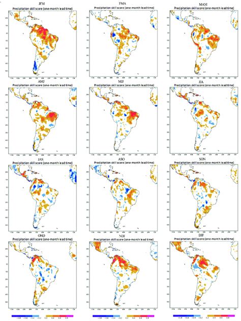 Precipitation Skill Scores For The Eta Model With One Month Lead Time