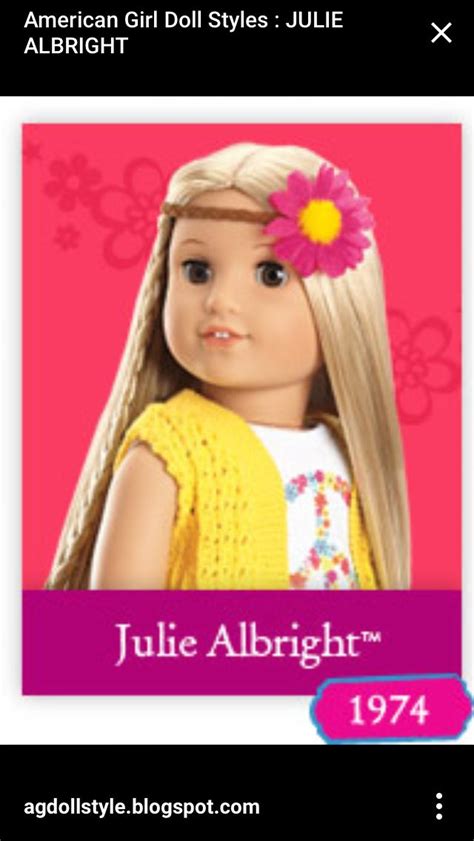 Pin By American Girl On Julie Albright All American Girl Dolls