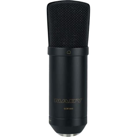 Nady Model Scm 800 Large Diaphragm Studio Condenser Microphone