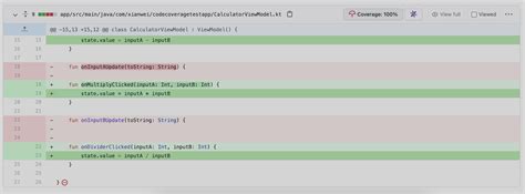 Github Lixw1021code Coverage Test App Android Jacobo Test Coverage Github Actions
