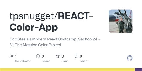 Github Tpsnuggetreact Color App Colt Steeles Modern React Bootcamp