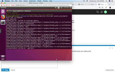 Update Fails With Out Of Memory Errors Podmin Support Diaspora Discourse