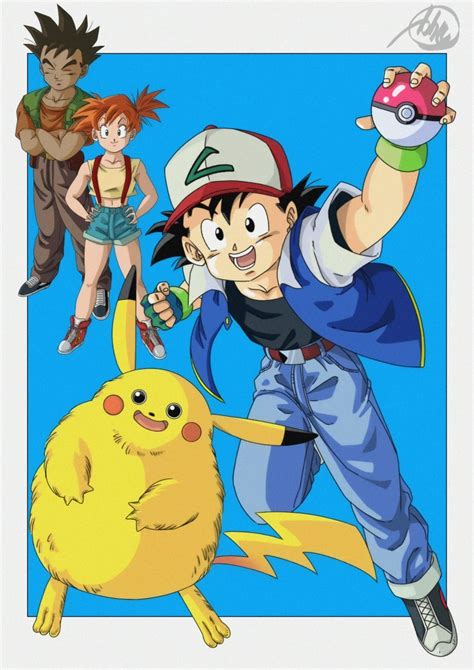 Pikachu Ash Ketchum Misty And Brock Pokemon And More Drawn By Kakeru Dbskakeru Danbooru