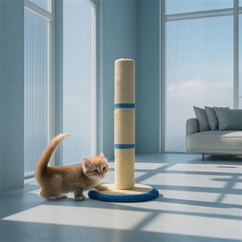 Buy Milano Cat Scratching Tower With Sisal Posts And Play Ball Multi Level Cat Tree Furniture For