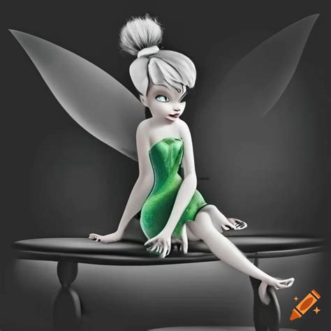 Angry Tinkerbell Tapping Her Finger On A Table On Craiyon