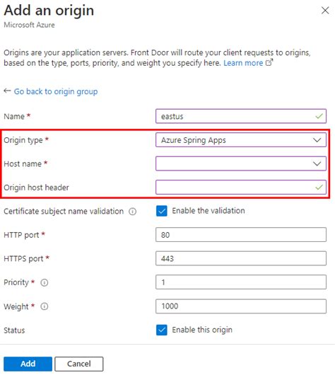 チュートリアル Azure Spring Apps と Azure の負荷分散ソリューションを統合する Microsoft Learn