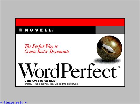 GUIdebook Splashes WordPerfect