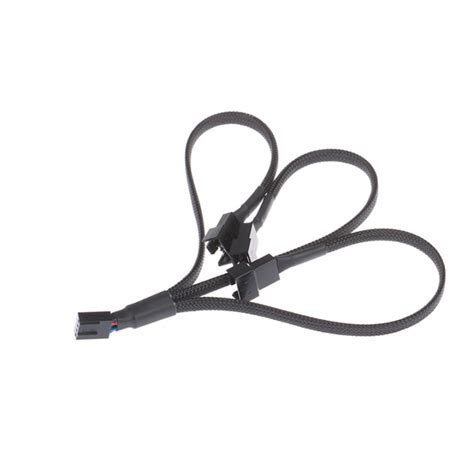 Dongcheng PC Adapter Fan 4pin PWM Extender Cable 4pin To 3 Ways Y