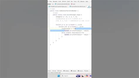 Find All Number Combinations That Sum To 7 Using Java Coding Javainterview Programming Java8