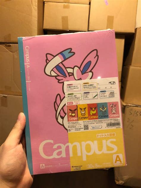 Brand New Authentic Pokemon Centre Japan B5 Campus Notebook Set